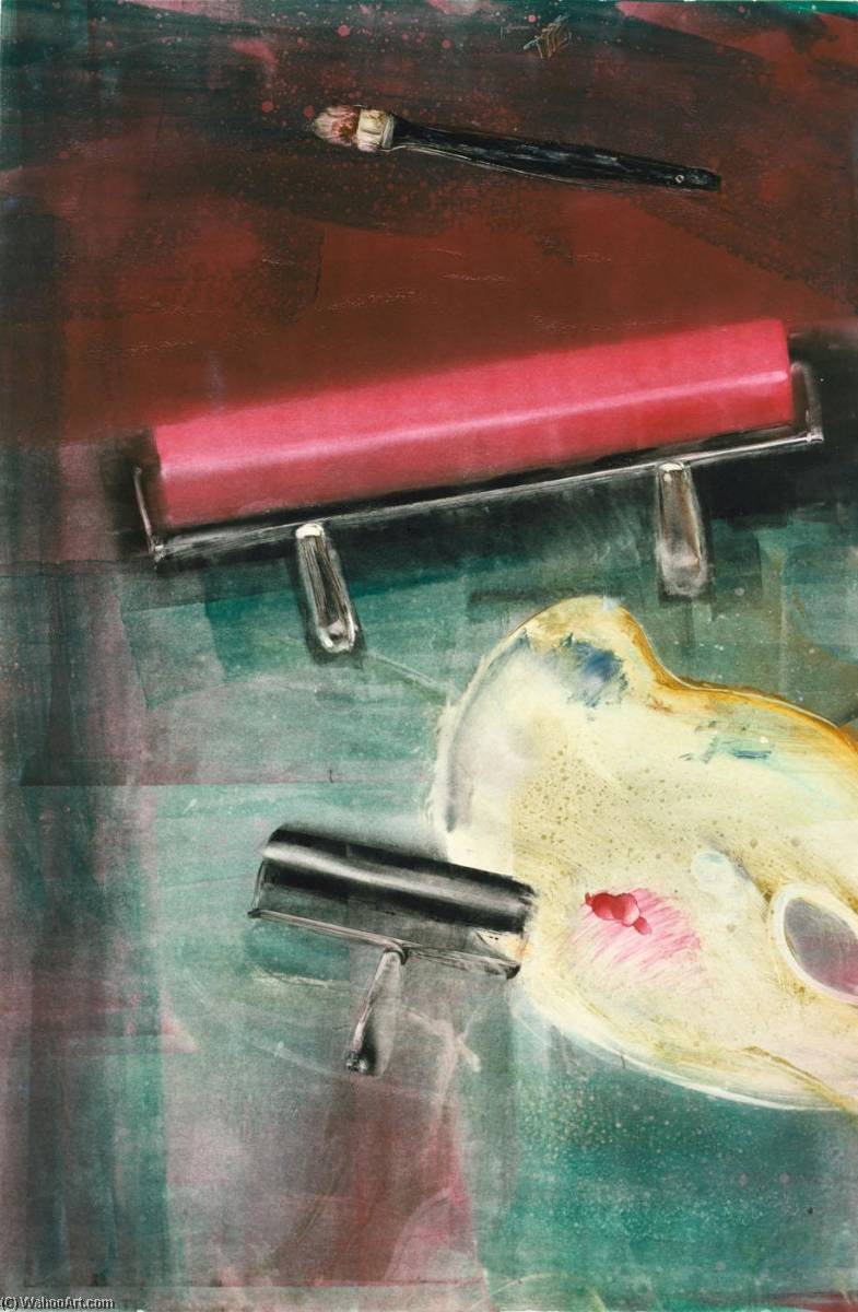 Palette Still Life 53, 1982 by Michael Mazur (1935-2009) Michael Mazur ...