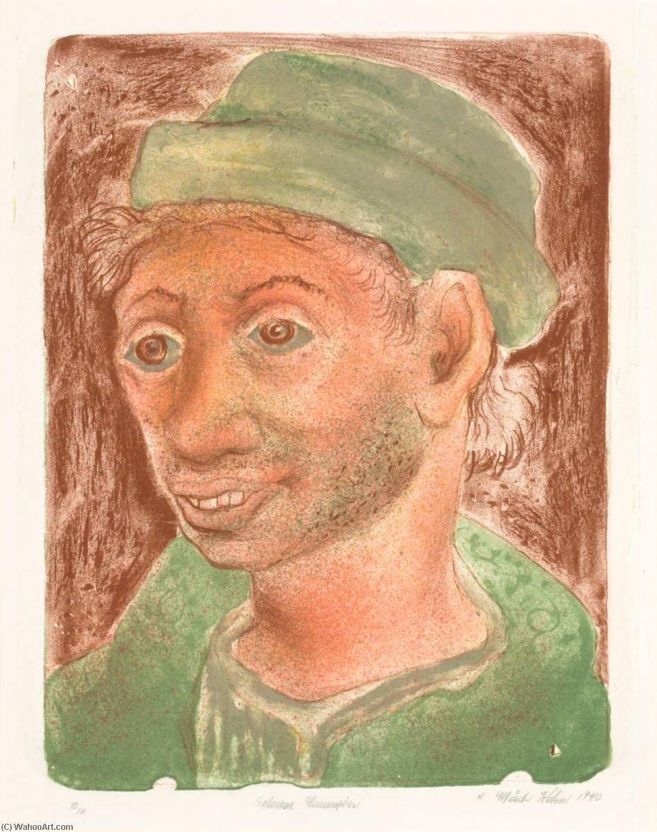 Solomon Cucumber, 1940 by Misch Kohn (1916-2003) Misch Kohn | ArtsDot.com