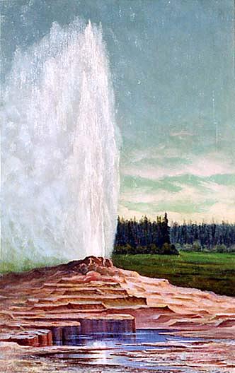 Get Art Reproductions Old Faithful Geyser, (painting), 1891 by Grafton ...