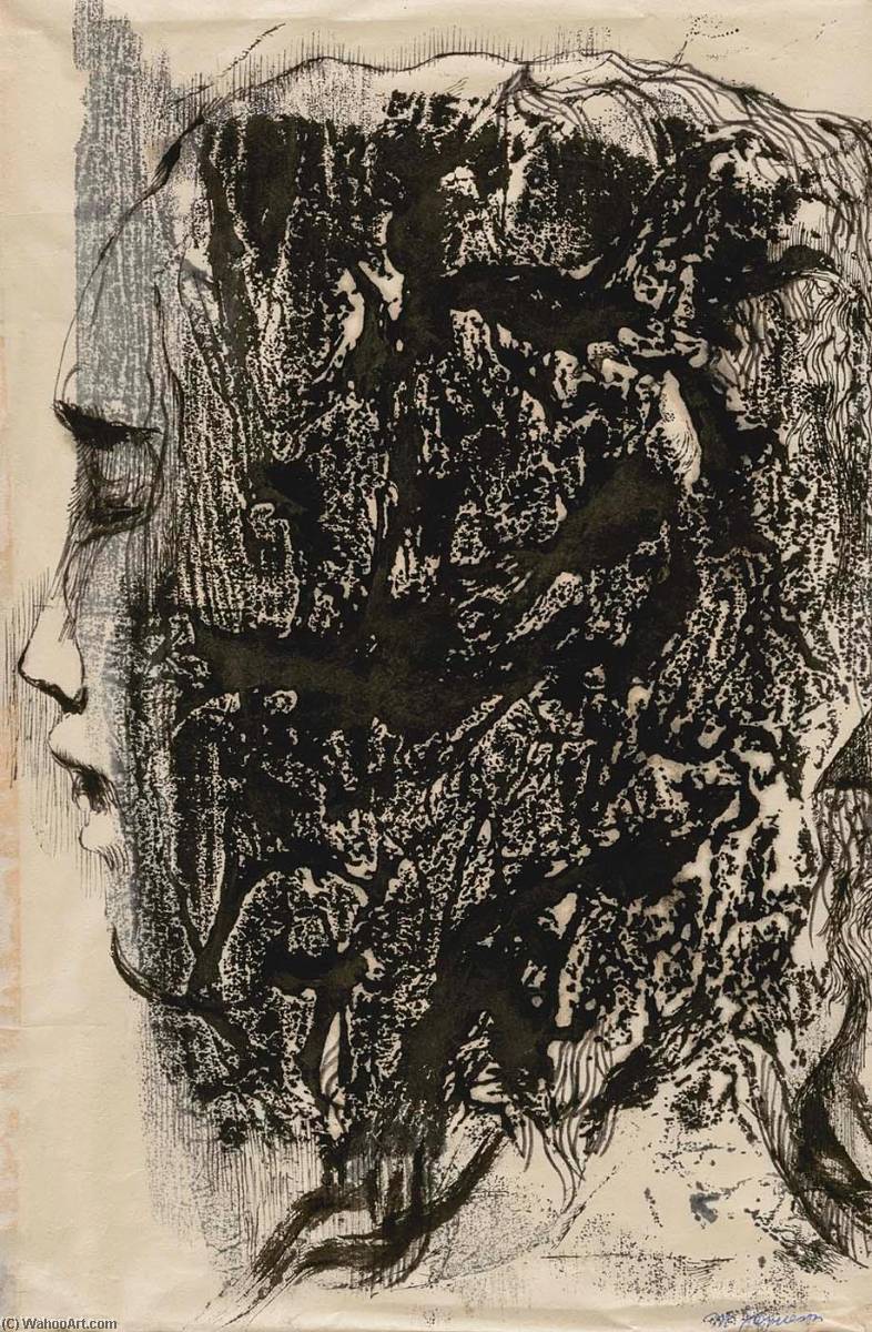 Purchase Oil Painting Replica Head of a Girl no. 2 by Mitchell Jamieson ...