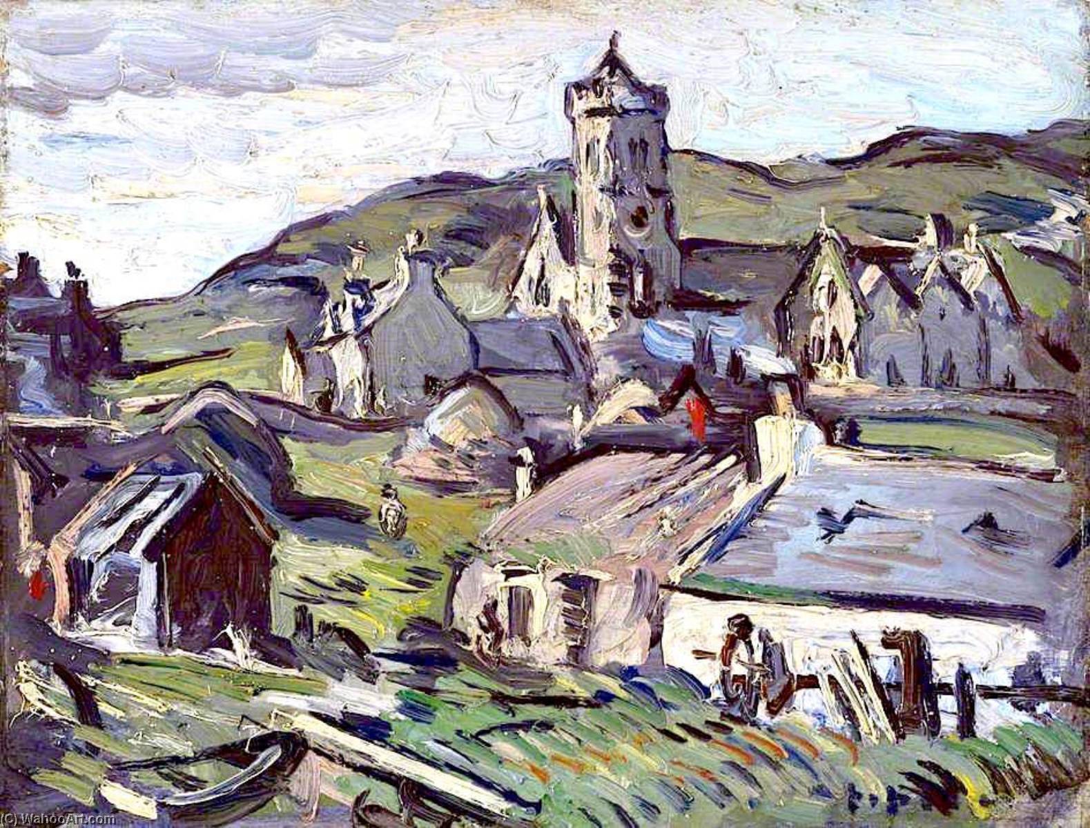 Paintings Reproductions Landscape, Barra by Samuel John Peploe (1871 ...