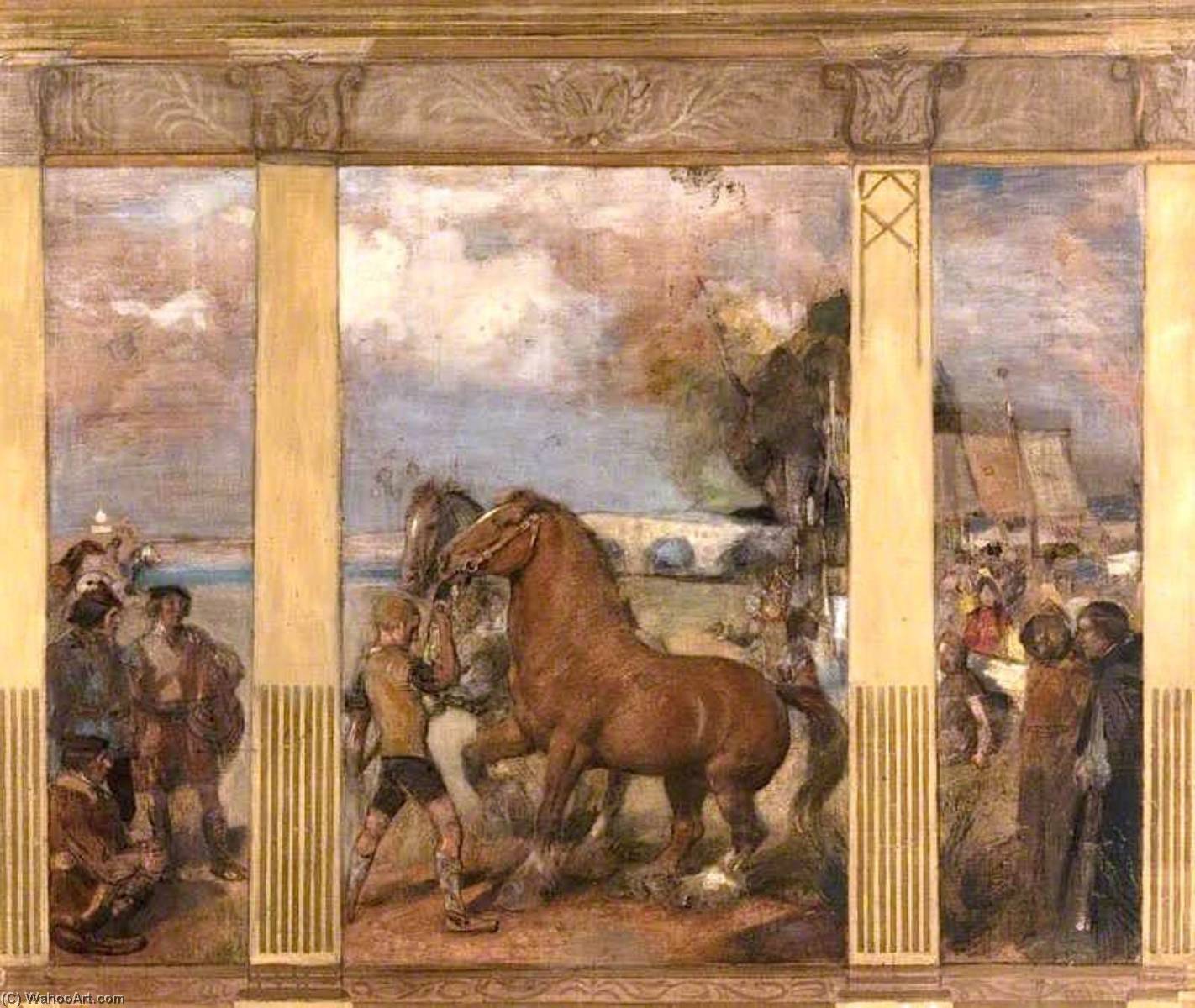 Buy Museum Art Reproductions The Horse Fair (sketch), 1899 by Edward ...