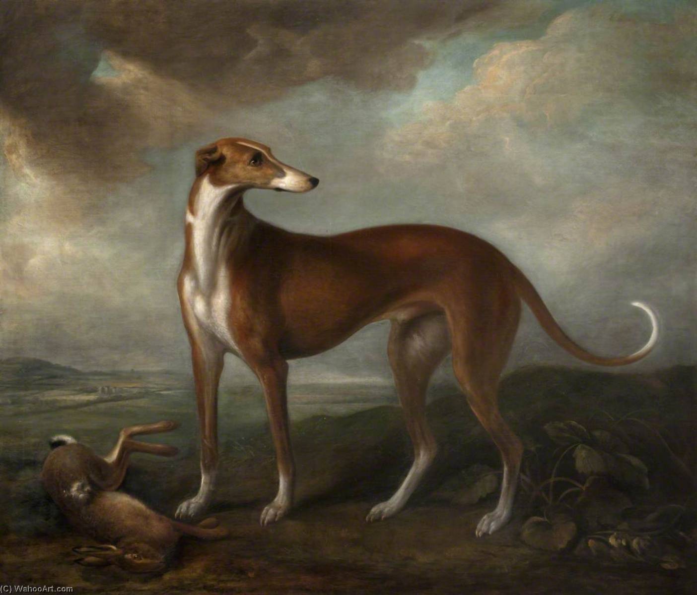 A Hound in a Landscape, 1815 by James Howe James Howe | ArtsDot.com