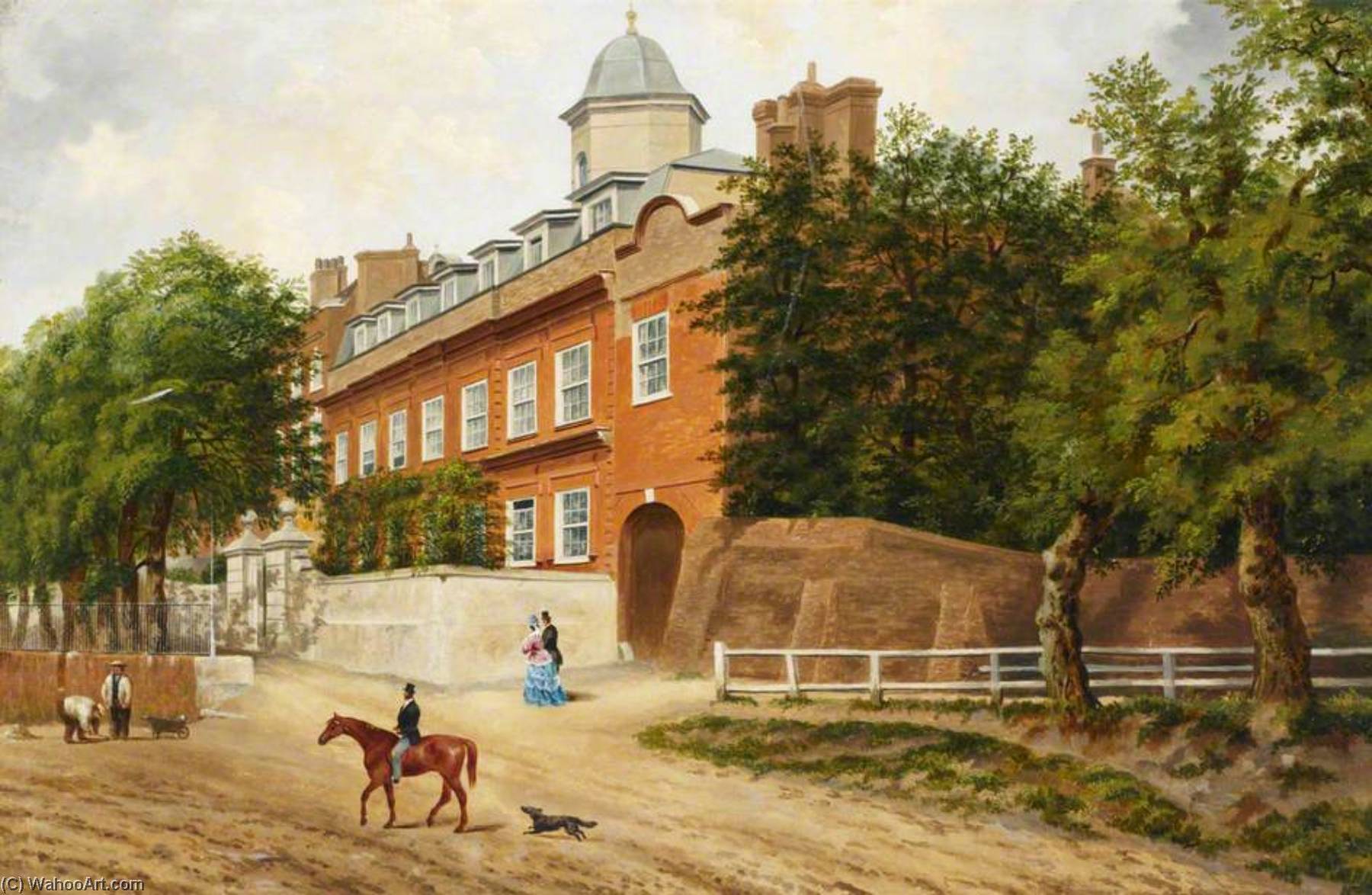 Order Artwork Replica Cromwell House from the South West, 1875 by Dean ...