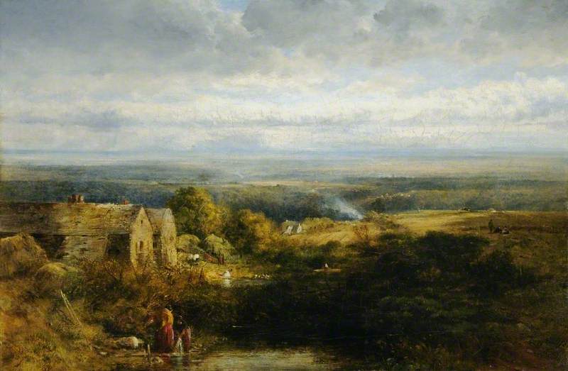 Order Artwork Replica The Valley of the Dee, 1852 by Robert Tonge (1823 ...