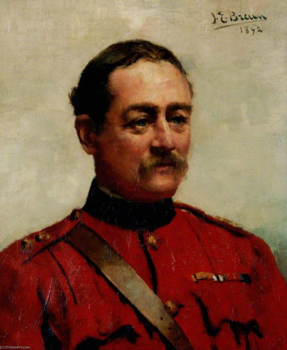 Get Art Reproductions Lieutenant Colonel Hutton, 1892 by John Ernest ...