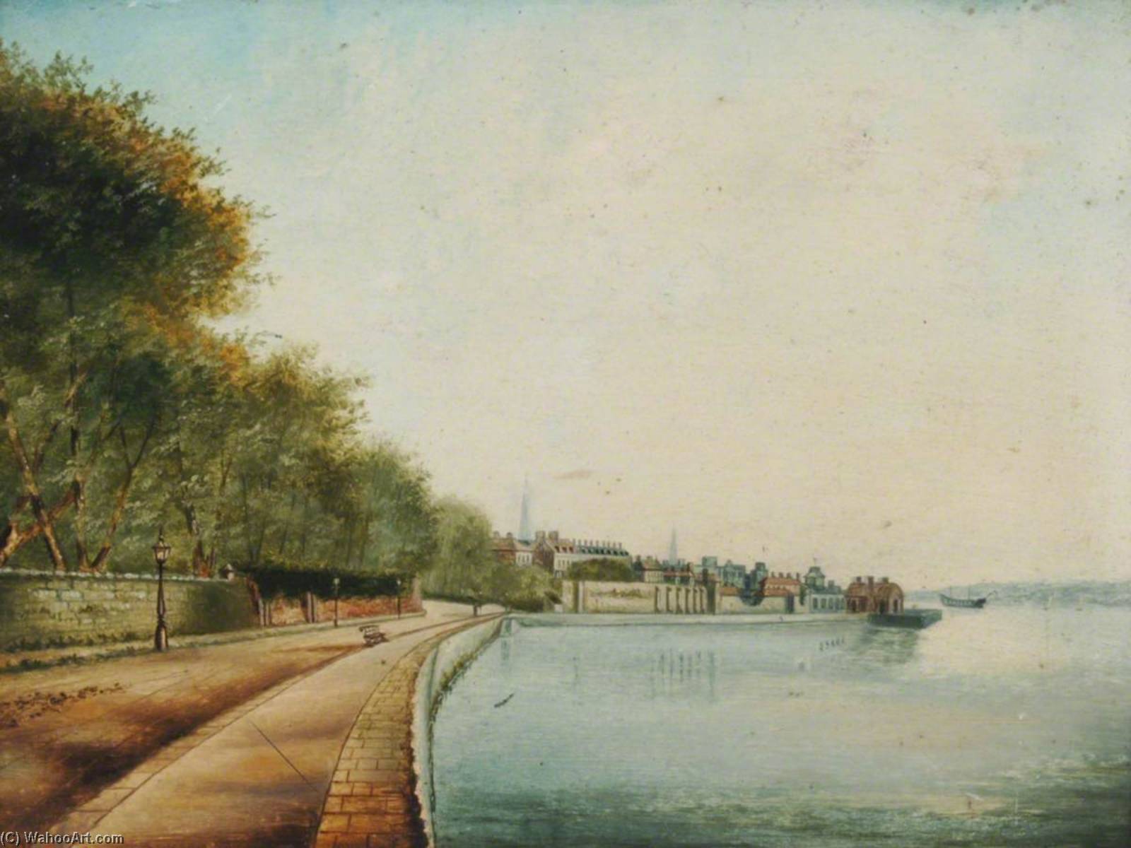 Buy Museum Art Reproductions Western Shore, 1891 by Henry Edward Locke ...