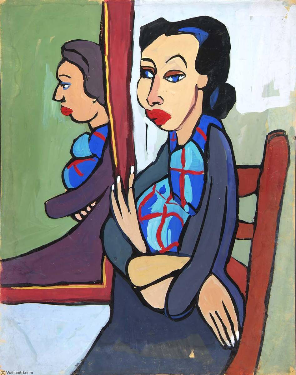 Get Paintings Reproductions Seated Woman with Crossed Arms, 1940 by ...