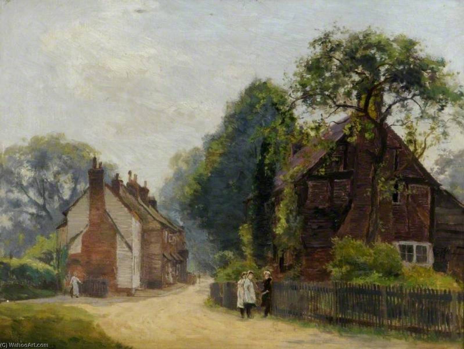 Paintings Reproductions Chalfont by Joseph Barnard Davis (1861-1943 ...