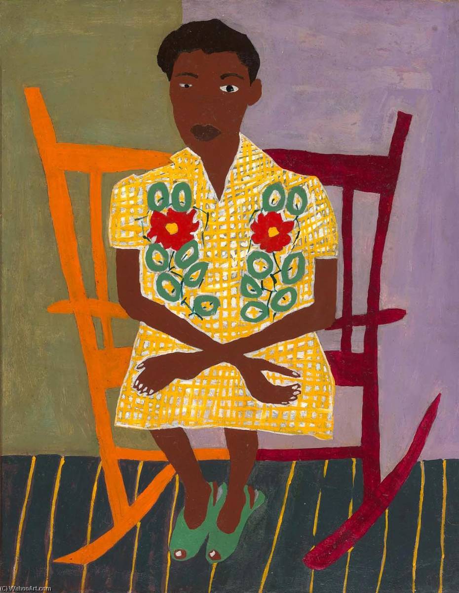 Purchase Oil Painting Replica Portrait of Woman in Rocking Chair, 1945 ...