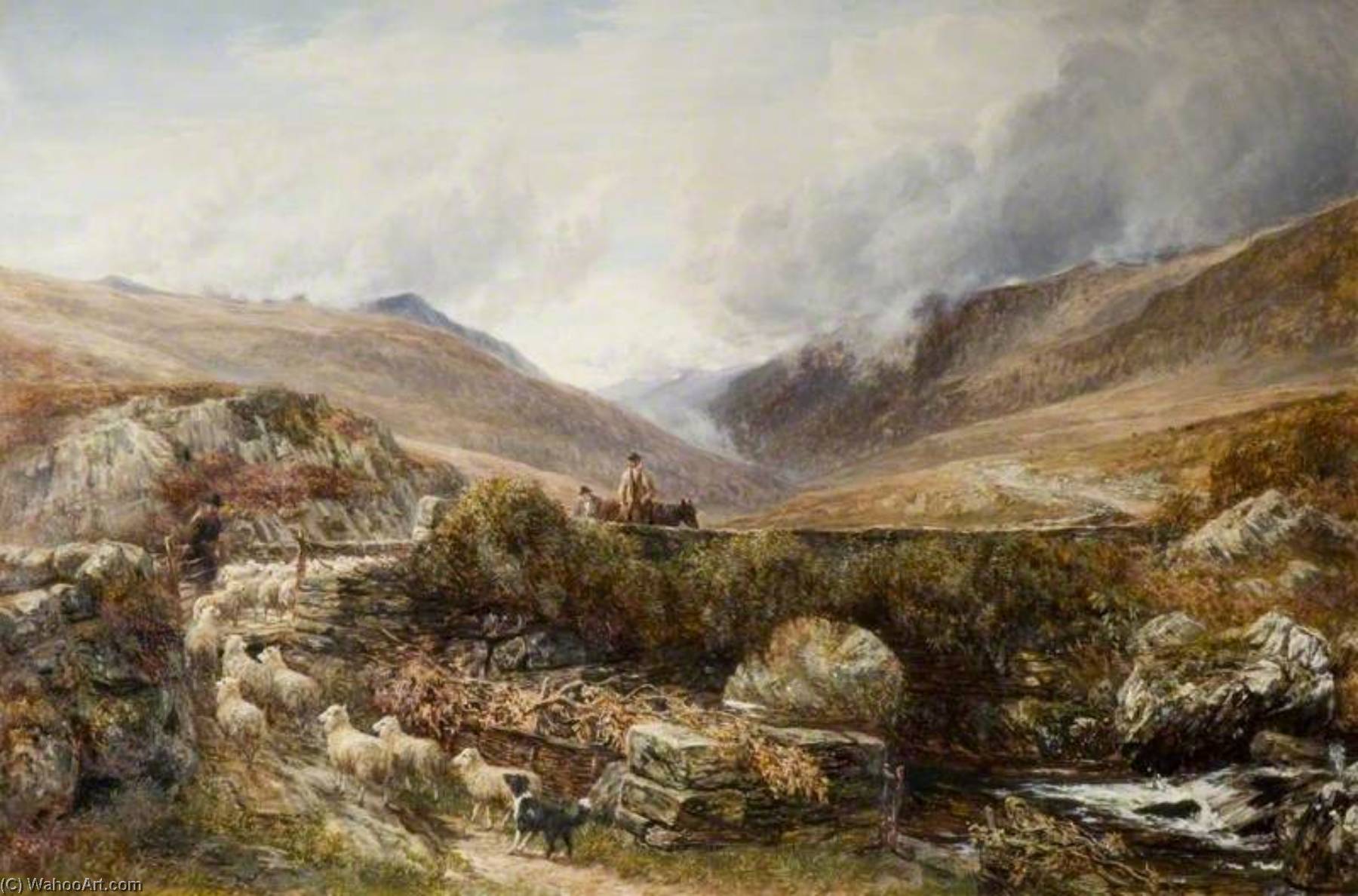 Get Paintings Reproductions Near Llanbedr, Barmouth, 1872 by Charles ...