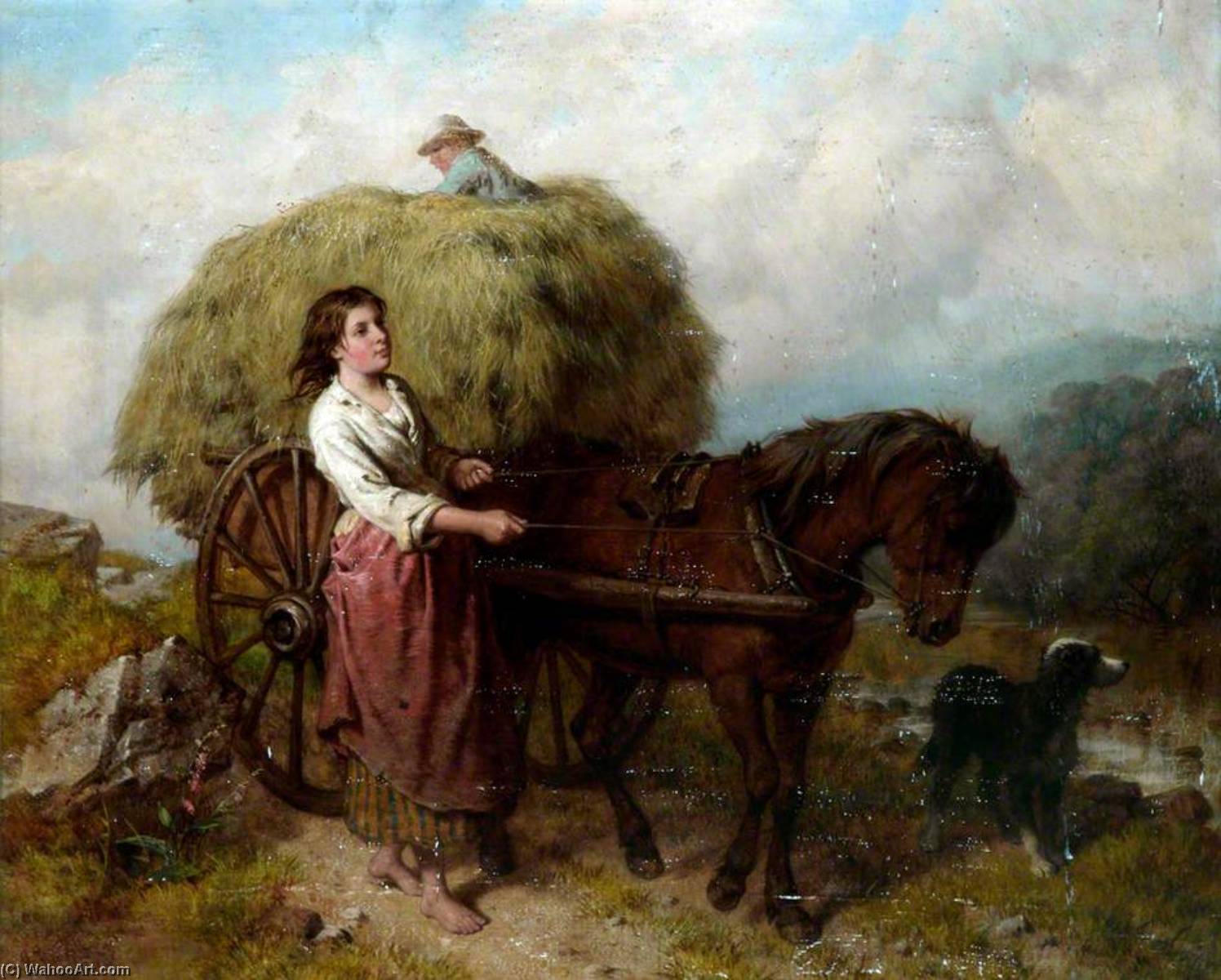 Buy Museum Art Reproductions A Load of Hay, 1870 by Isaac Henzell (1815 ...