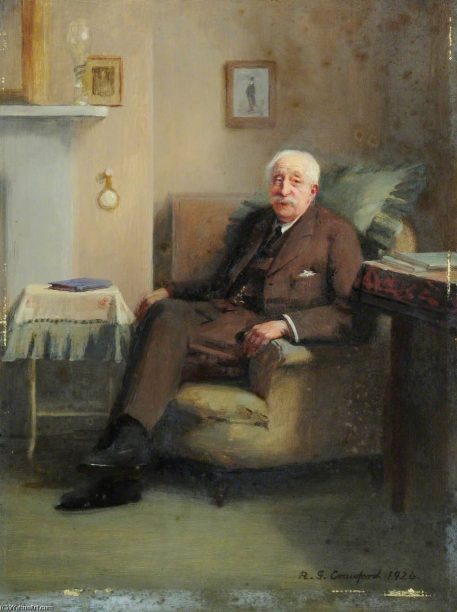 Artwork Replica Mr Osborne Capel Powell (1838–1924), 1924 by Richard ...