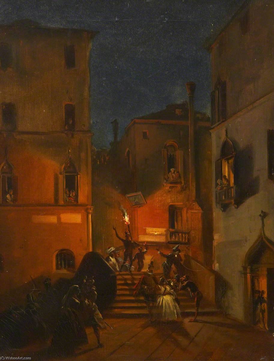 Get Paintings Reproductions Leaving the Ball by Thomas Stuart Smith (1815-1869) | ArtsDot.com