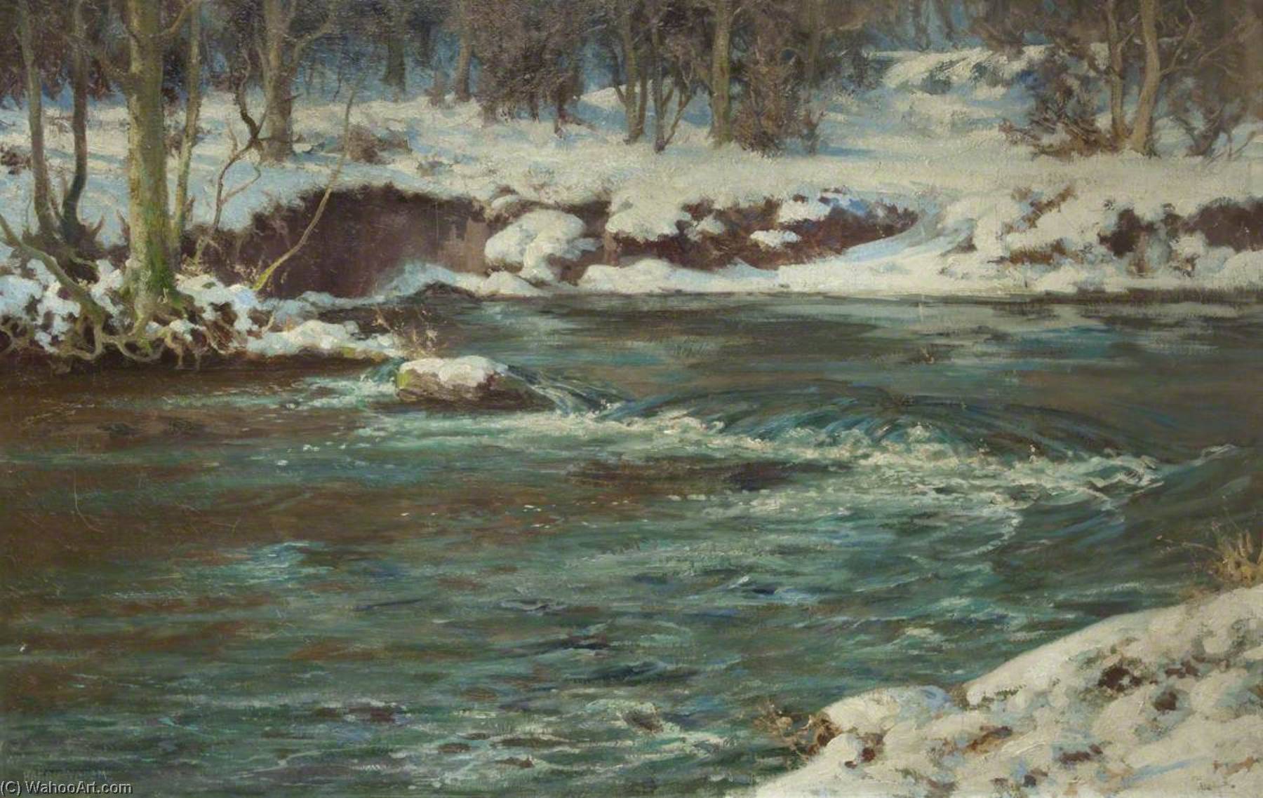 Get Art Reproductions Hunt of the Grayling, 1925 by Harry William Adams ...