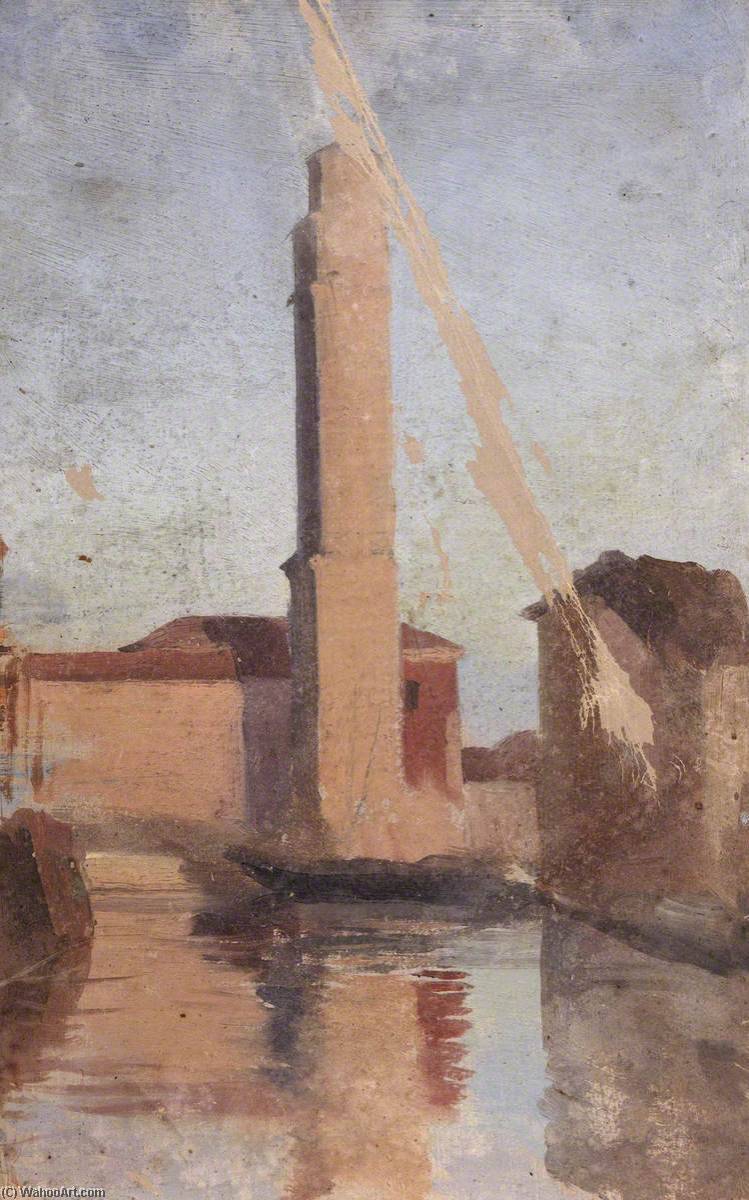 Purchase Oil Painting Replica Tower Reflection by Thomas Stuart Smith ...