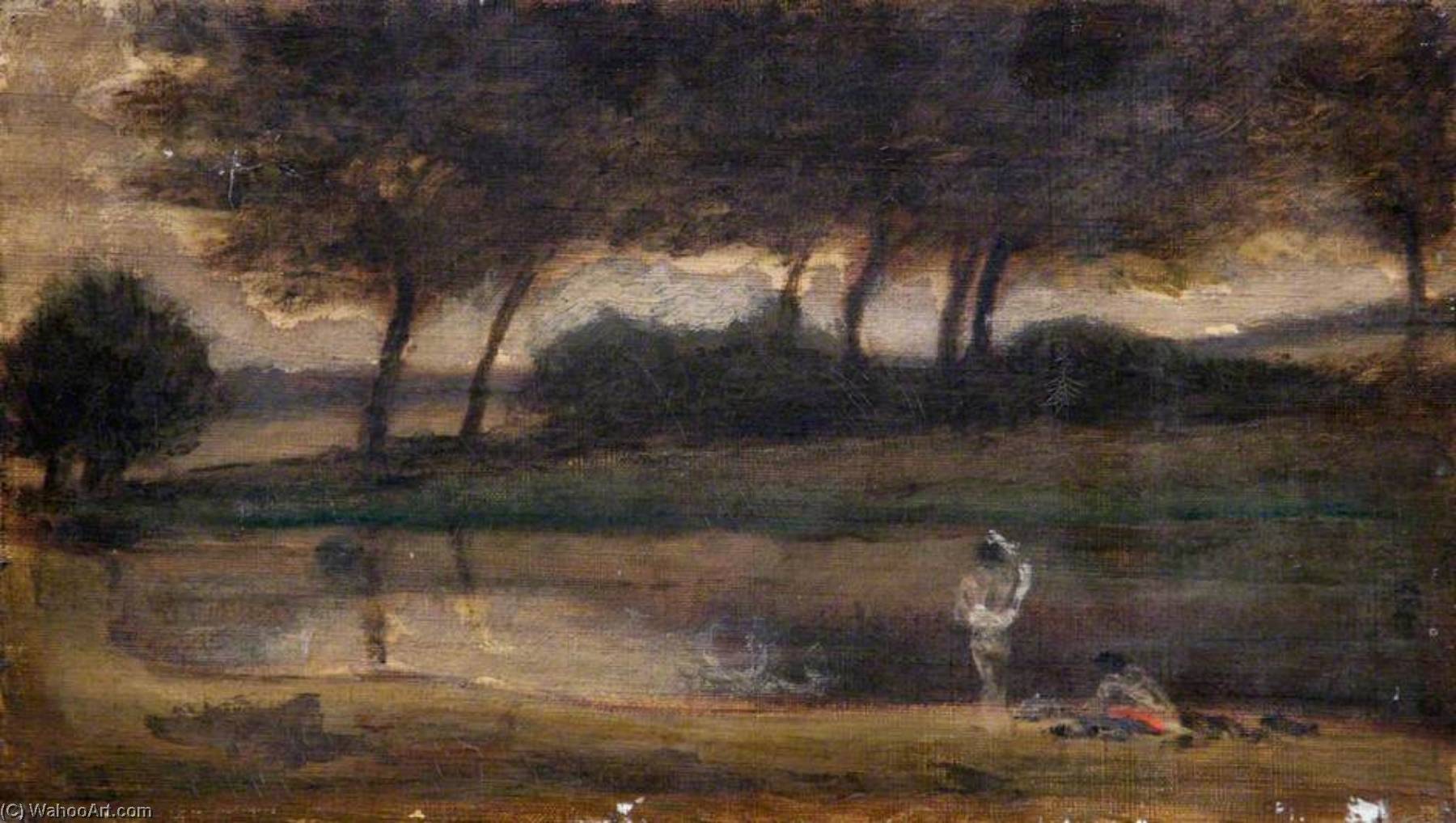 Landscape with Bathers by Selwyn Image Selwyn Image | ArtsDot.com