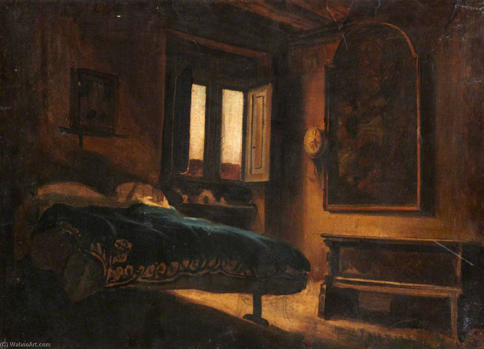 Purchase Oil Painting Replica An Interior by Thomas Stuart Smith (1815 ...