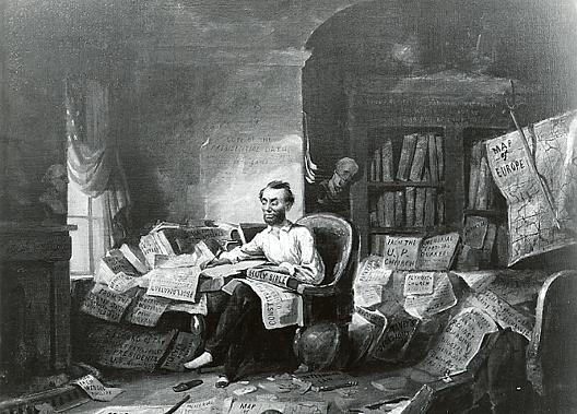 Abraham Lincoln Writing