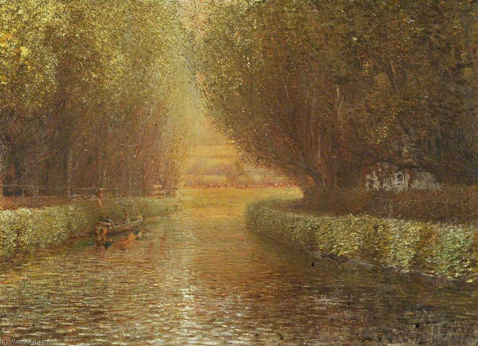 Paintings Reproductions The Elbow, 1897 by Arthur Lowe (Inspired By ...