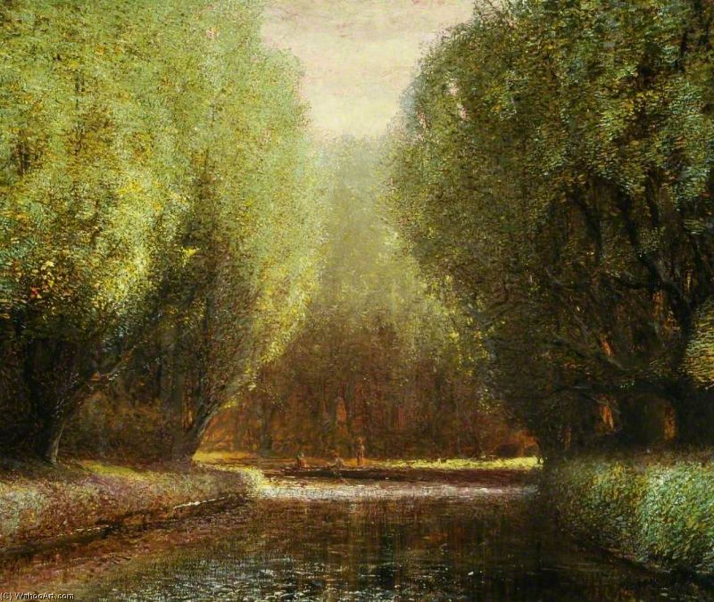 Museum Art Reproductions The Canal Bend by Arthur Lowe (Inspired By ...
