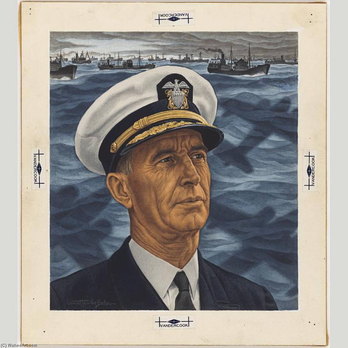 Paintings Reproductions Ernest Joseph King, 1941 by Ernest Hamlin Baker ...