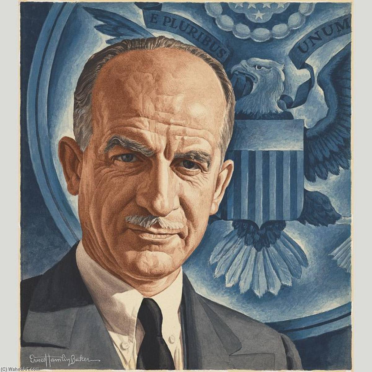 Artwork Replica Sumner Welles, 1941 by Ernest Hamlin Baker (Inspired By ...
