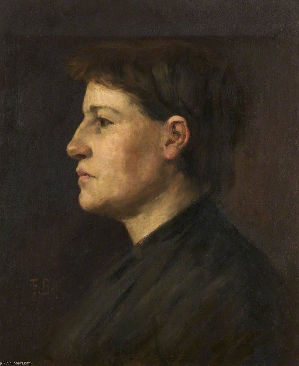 Paintings Reproductions Life Study of a Woman, 1900 by Fred Balshaw ...