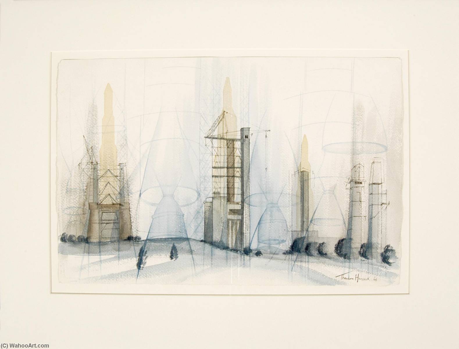 Purchase Oil Painting Replica The Sound of Engines, 1964 by Theodore ...