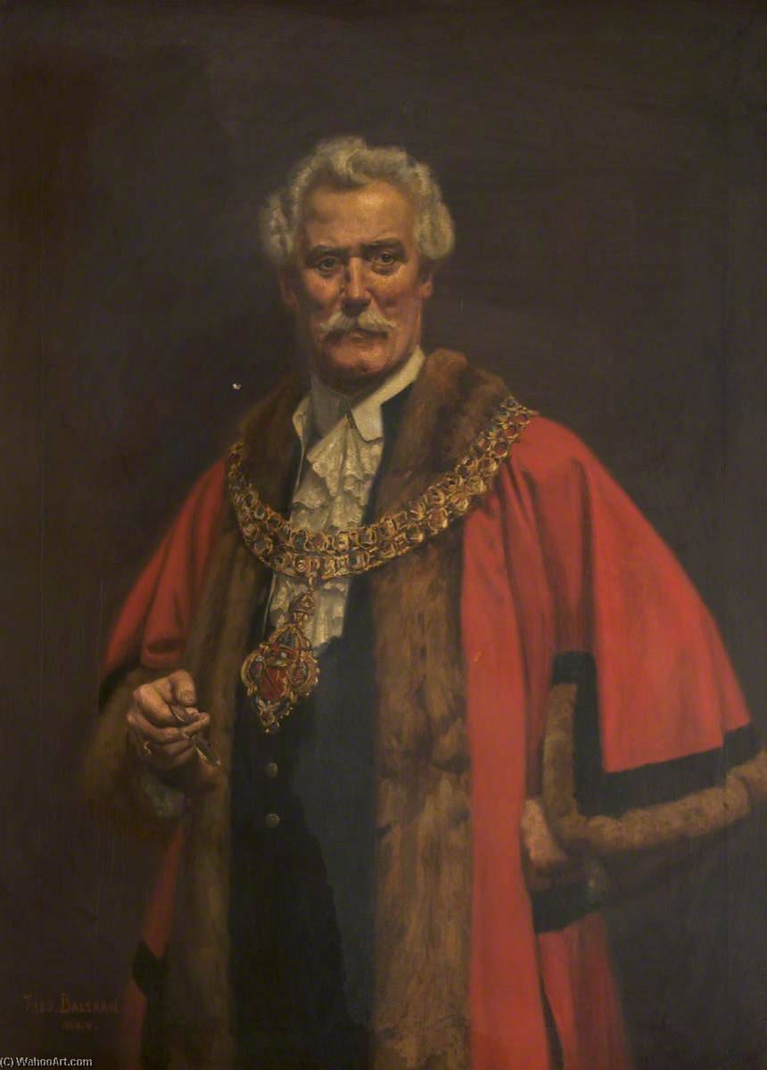 Museum Art Reproductions Alderman John Miles (1841–1917), Mayor of ...