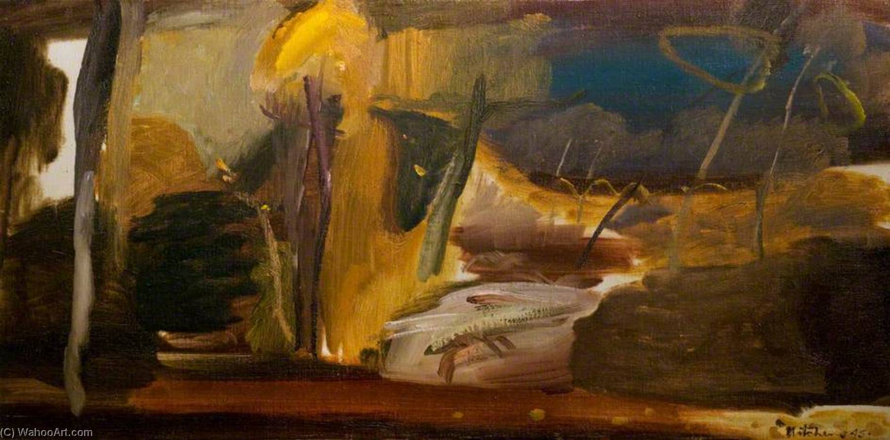Get Art Reproductions Autumn Painting, 1945 by Ivon Hitchens (Inspired ...