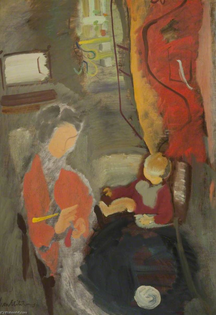 Get Art Reproductions The Red Curtain, 1940 by Ivon Hitchens (Inspired ...