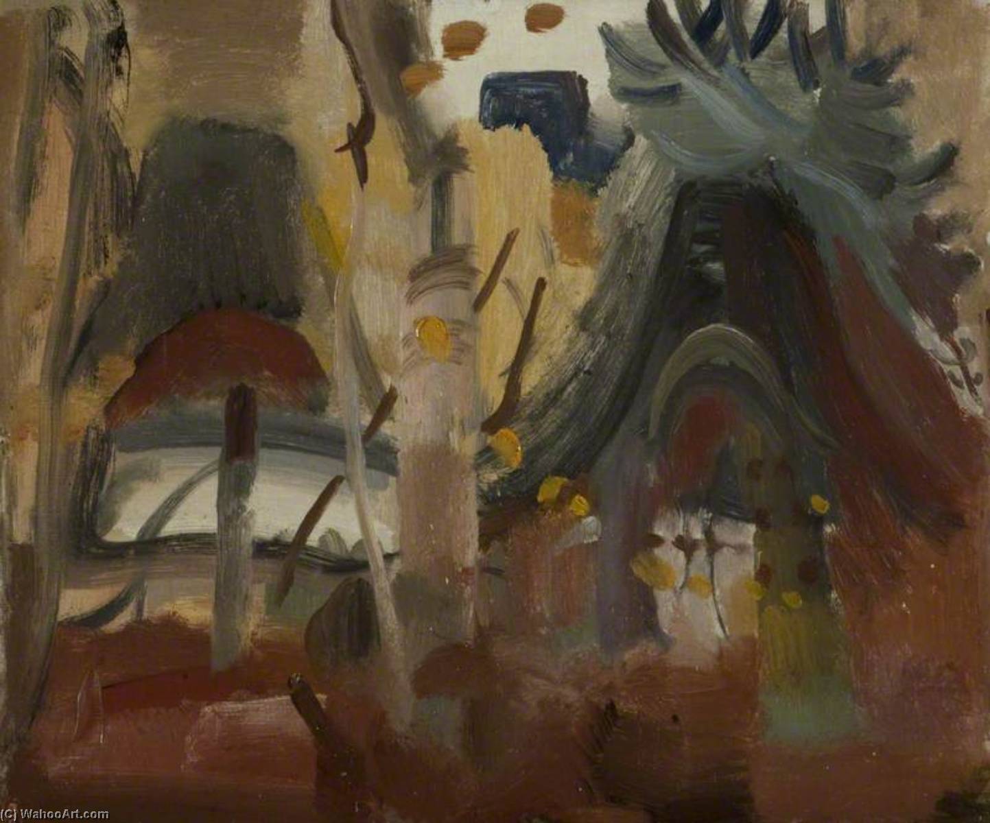 Purchase Oil Painting Replica Two Ways through a Wood, 1945 by Ivon ...