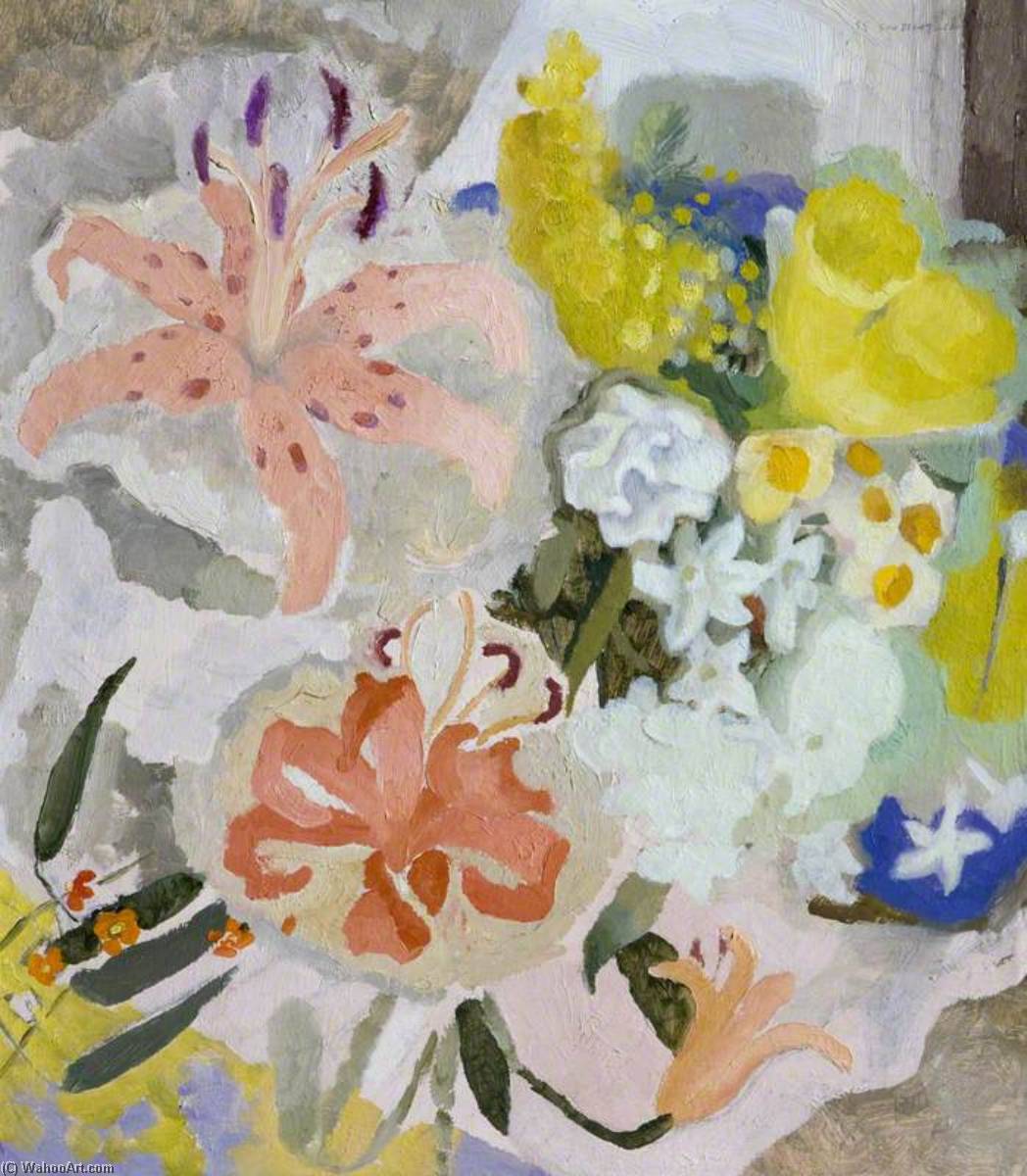 Art Reproductions Flower Painting, 1933 by Ivon Hitchens (Inspired By ...
