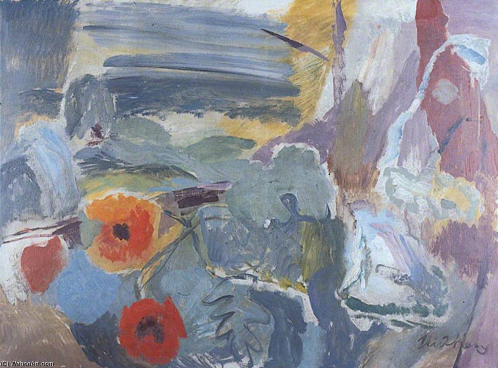 Order Artwork Replica Poppies, Open Window on the Downs by Ivon ...