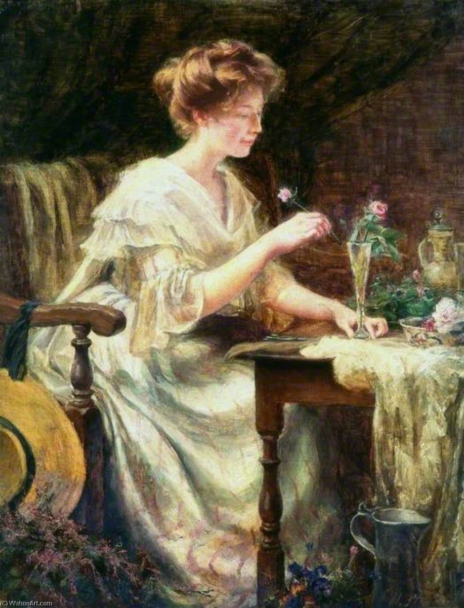 Get Art Reproductions Her Task, 1910 by Henry Straker (1860-1943 ...