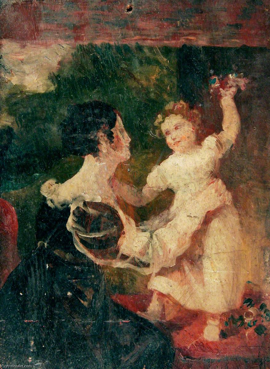 Get Paintings Reproductions Mother and Child by Joseph Clover (1779 ...