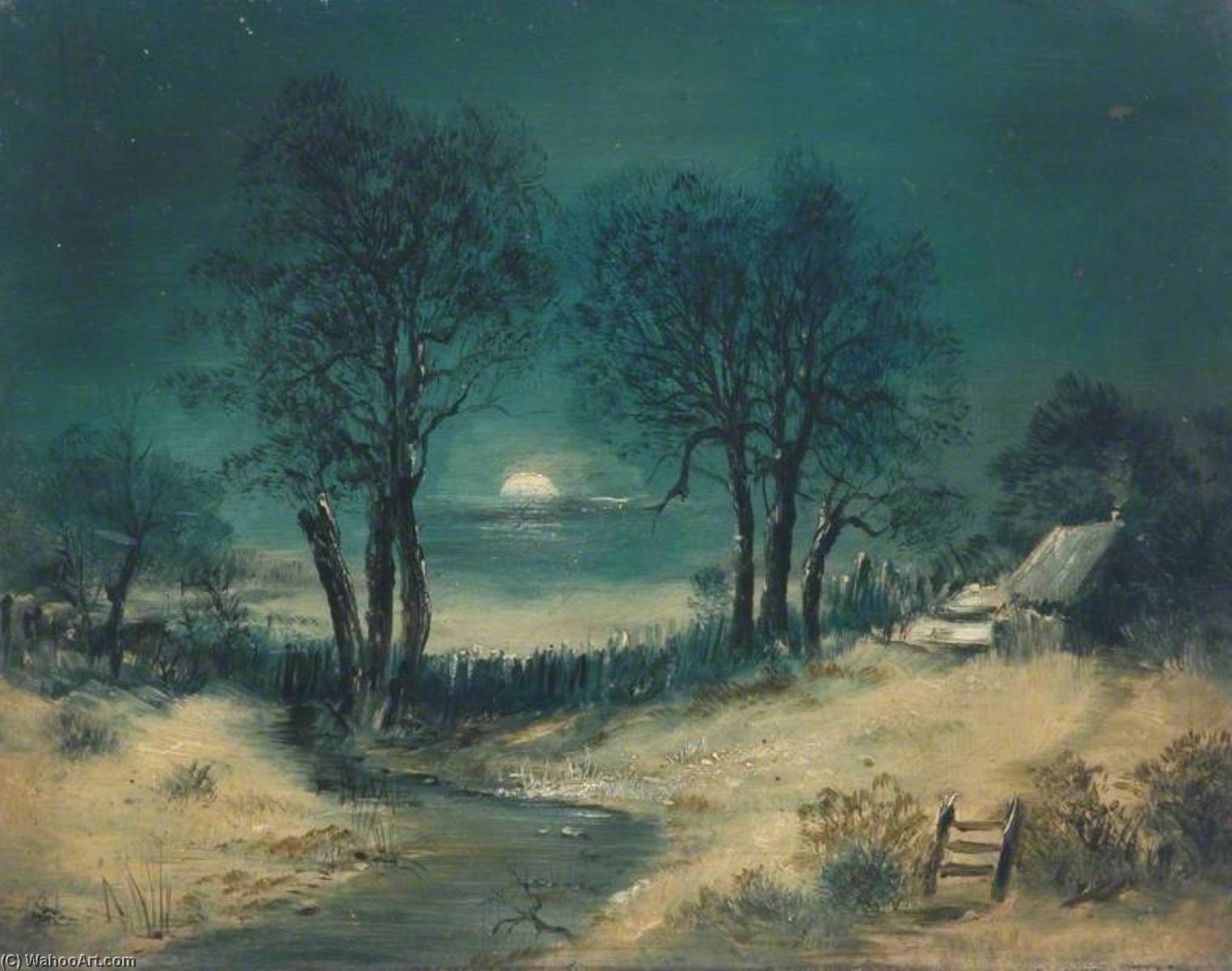 Paisagem em luz da lua por Frank Taylor Frank Taylor | ArtsDot.com