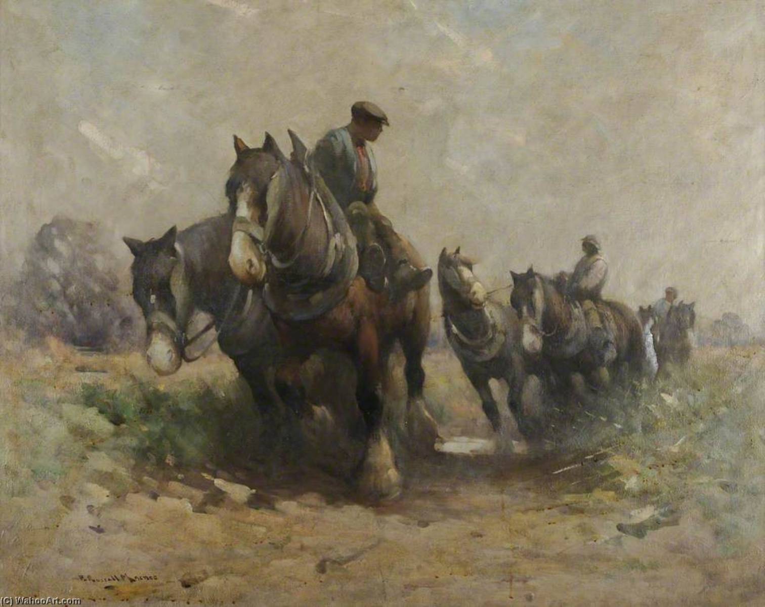 Order Artwork Replica Crossing the Burn by Robert Russell Macnee (1880 ...