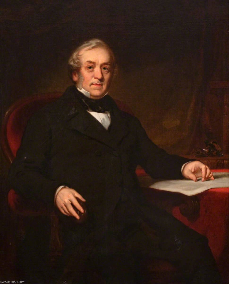 Oil Painting Replica William Murray of Monkland, FRSE by Daniel Macnee ...