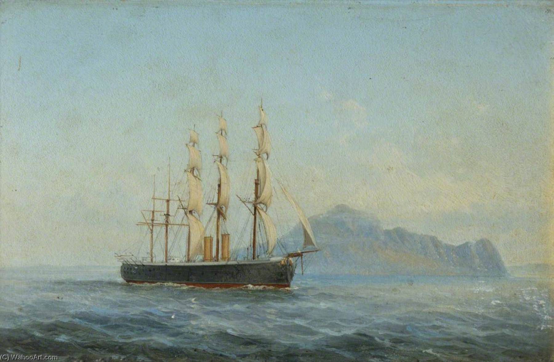 Purchase Oil Painting Replica HMS `Minotaur` by Luigi Galea (1847-1917) | ArtsDot.com