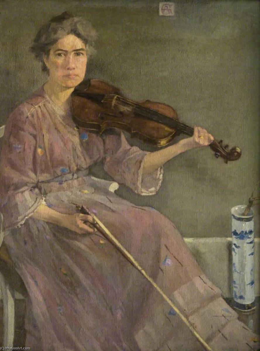 Art Reproductions The Artist`s Wife by Alec Grieve (1864-1933 ...