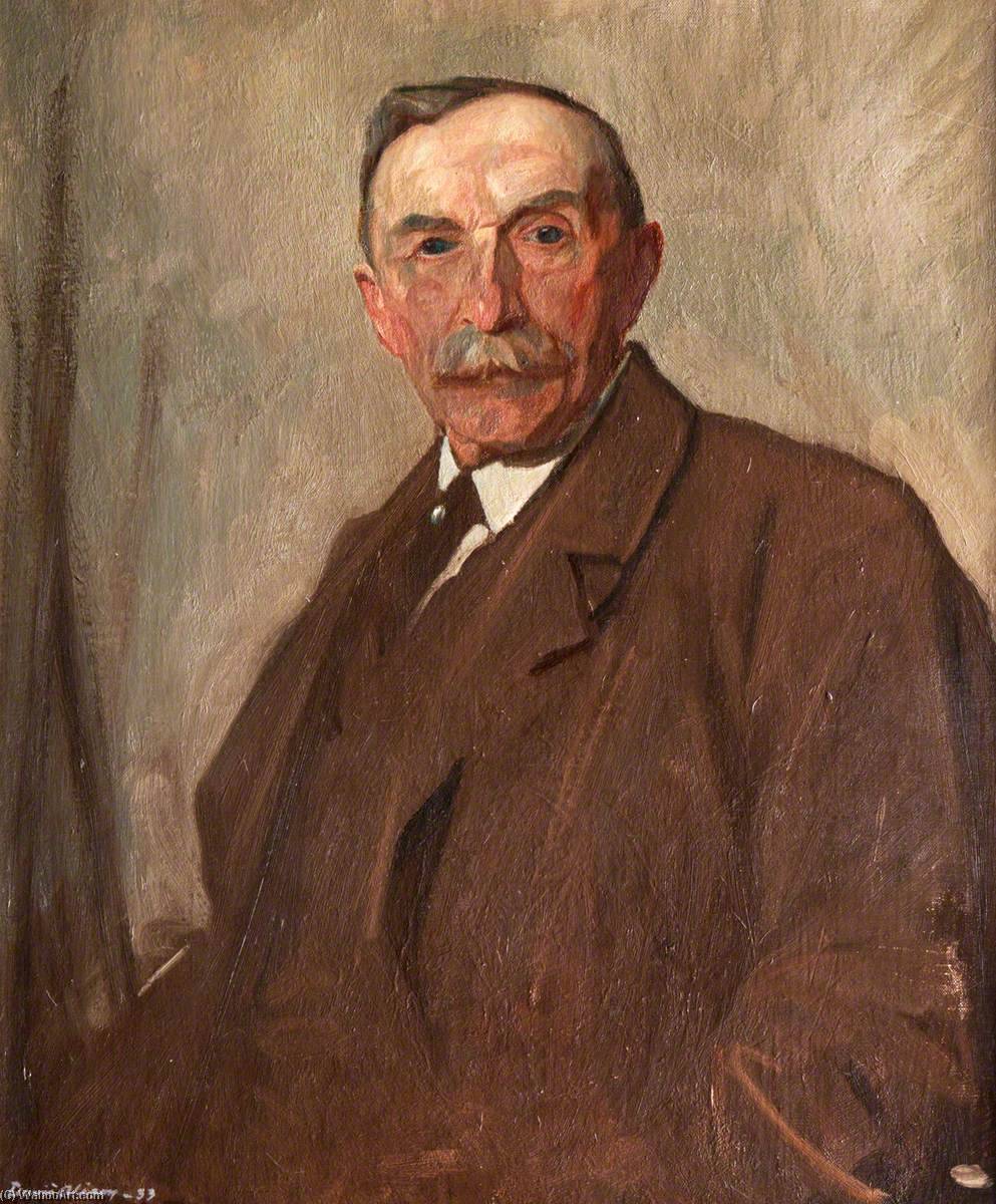 Paintings Reproductions John Sutherland, Secretary, Dornoch Golf Club ...