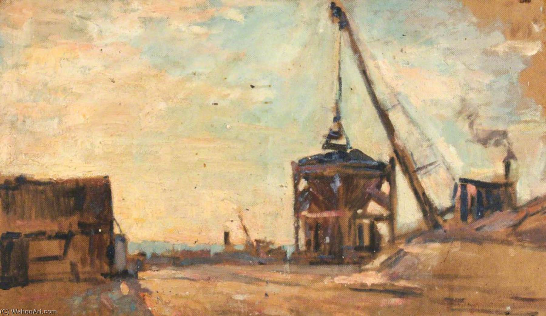 Ordem Reproduções De Arte Gravel Wharf, Milton Lake, Portsmouth por ...