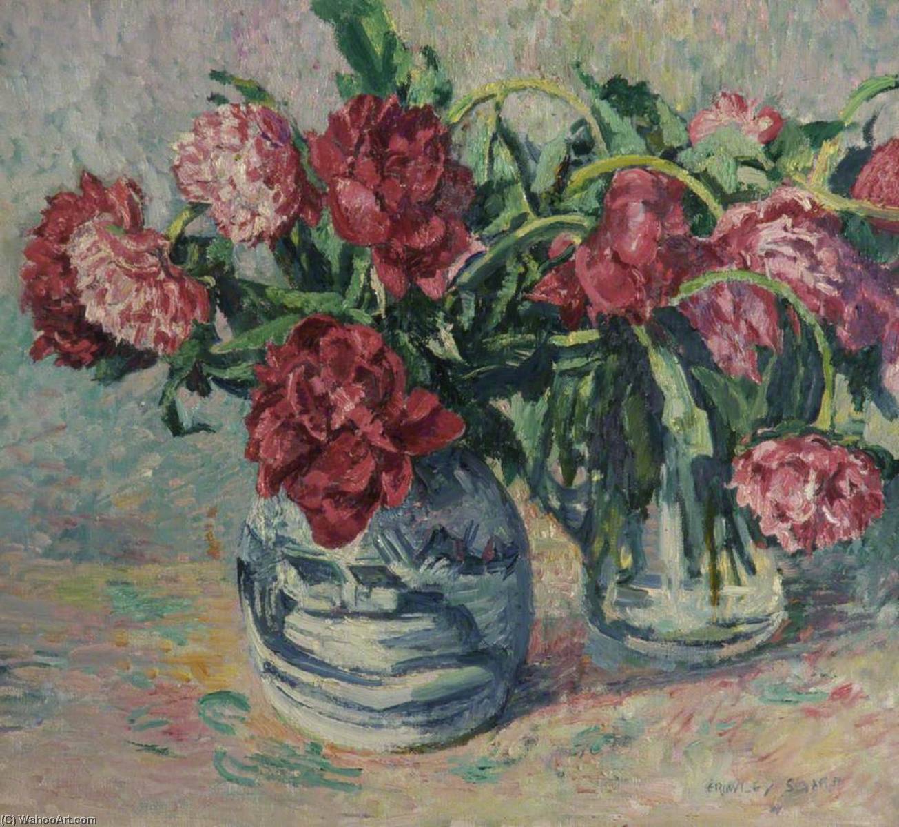 Buy Museum Art Reproductions Peonies by Rowley Smart (1887-1934 ...