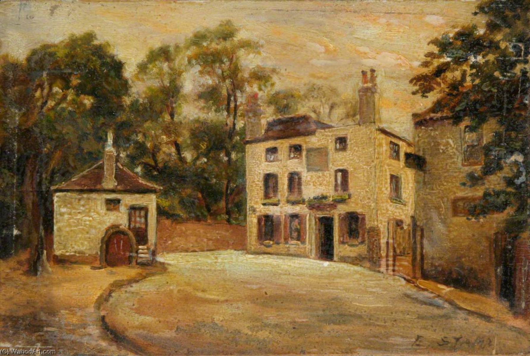 Compre Museu De Reproduções De Arte The `Spaniards Inn`, Outubro, 1933 ...