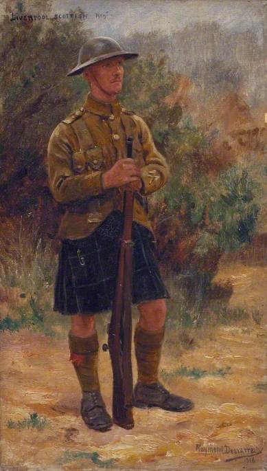 Get Paintings Reproductions Liverpool Scottish Regiment, 1916 by ...