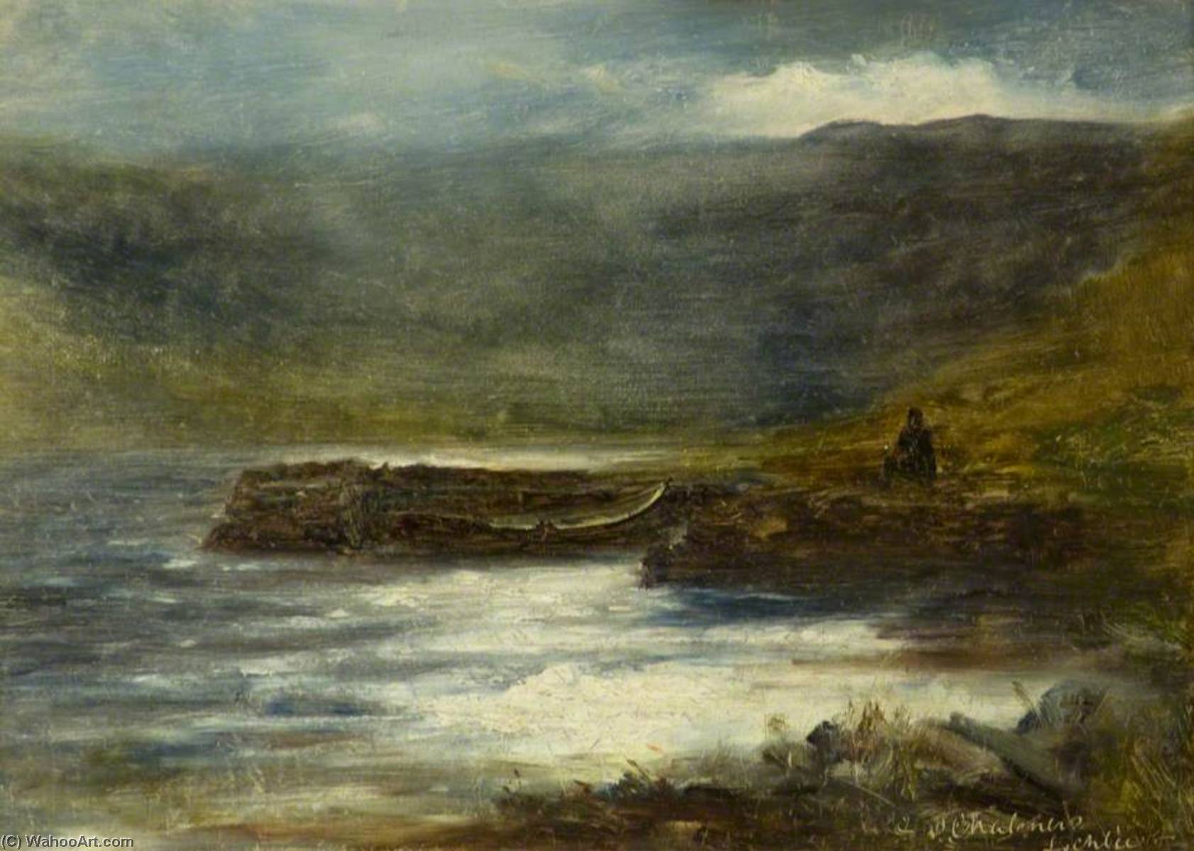 Reproductions De Qualité Musée Loch Lee de George Paul Chalmers (1833 ...
