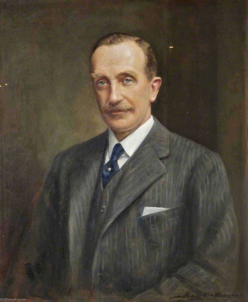 Purchase Oil Painting Replica Osbert Cecil (1871–1930), 6th Earl of Sefton, in a Grey Suit by ...