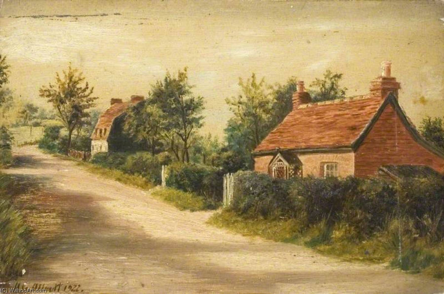 Réplique De Peinture Hart Road, Thundersley, 1922 de Hubert George ...